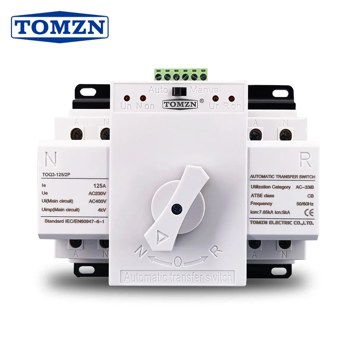 TOMZN Two Pole Automatic Transfer Switch ATS – Smart Electric